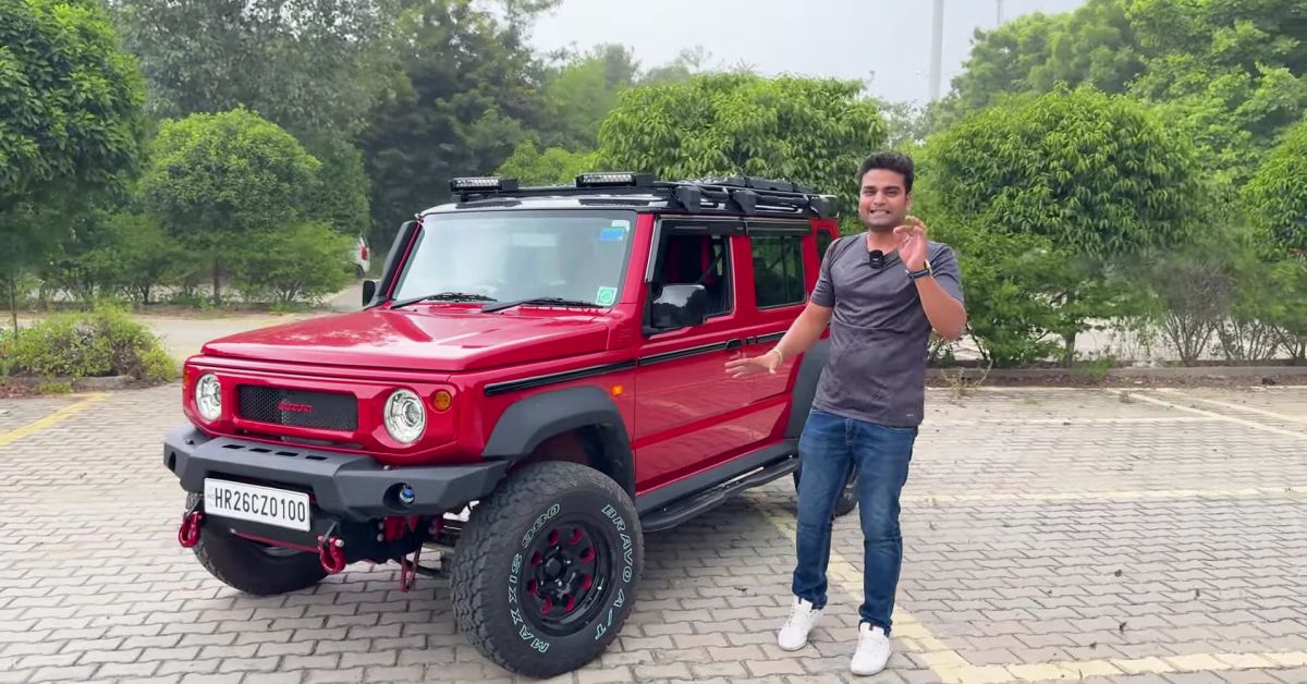 Maruti Suzuki Jimny Modified By Bimbra 4×4 Looks Off-Road Ready