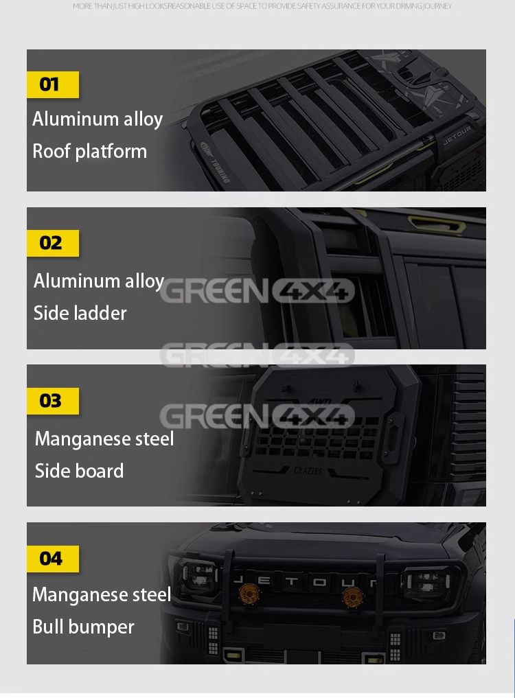 Chery Jetour Travaller Roof Rack Platform AW style Aluminum - Buy Chery ...